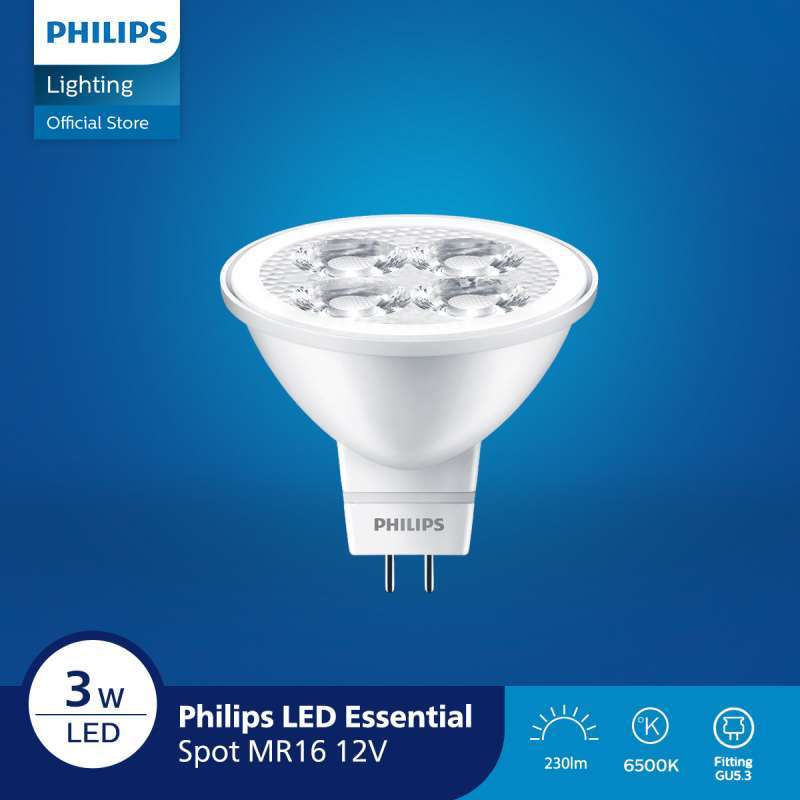 Promo Philips Lampu Essential Mr16 Led 3-35w 24d Putih Diskon 34% Di Seller Philips Lighting ...