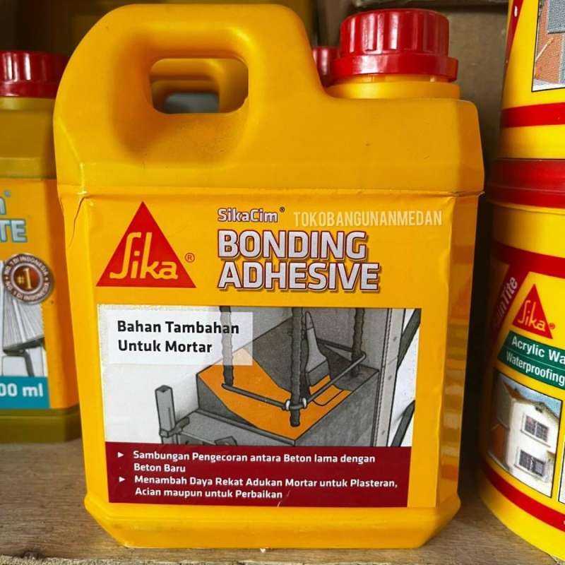Jual SIKA BONDING ADHESIVE 900 ML - LEM SAMBUNGAN BETON di Seller ...