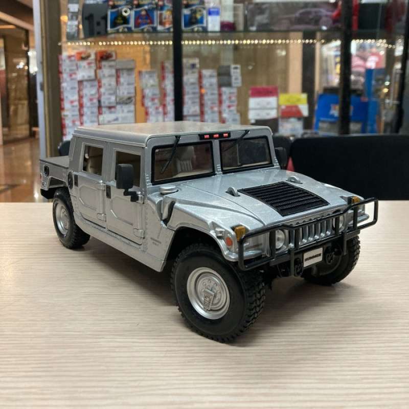 Promo Maisto Hummer H1 HardTop Double Cab Silver Diecast 1:18 Diskon 23 ...