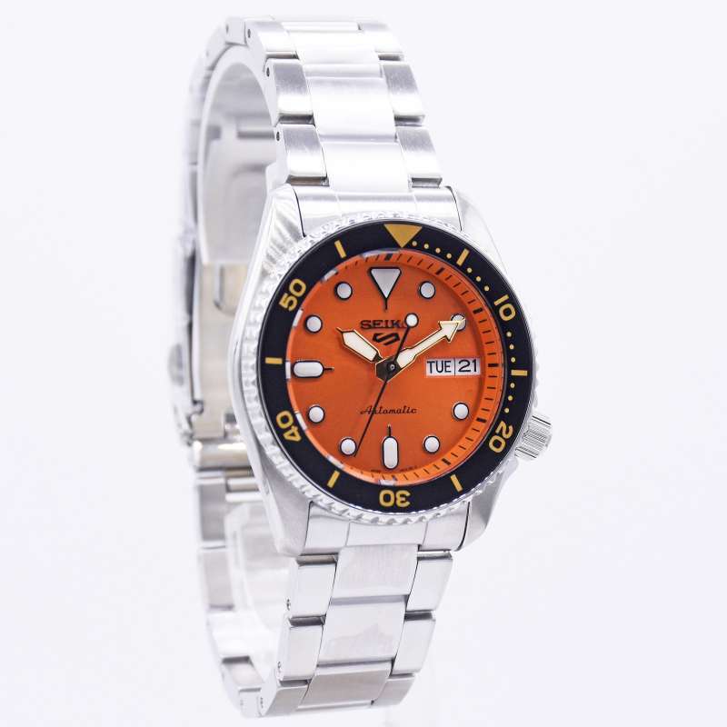 Promo Jam Tangan Seiko 5 Sports Srpk35k1 Skx Mid-sized Orange Srpk35 ...