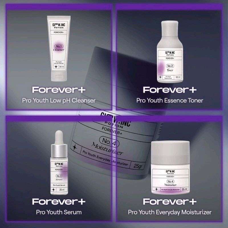 Promo Glow Inc Potion Forever+ 1 Set Lengkap Diskon 60% Di Seller All ...