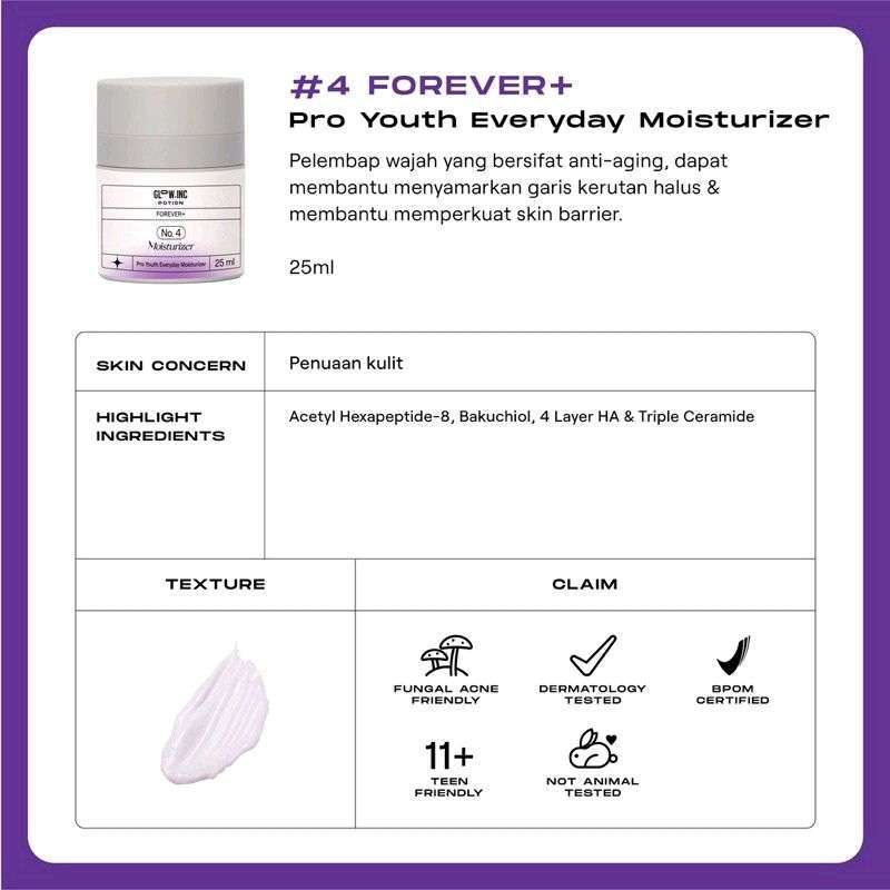 Promo Glow Inc Potion Forever+ 1 Set Lengkap Diskon 60% Di Seller All ...