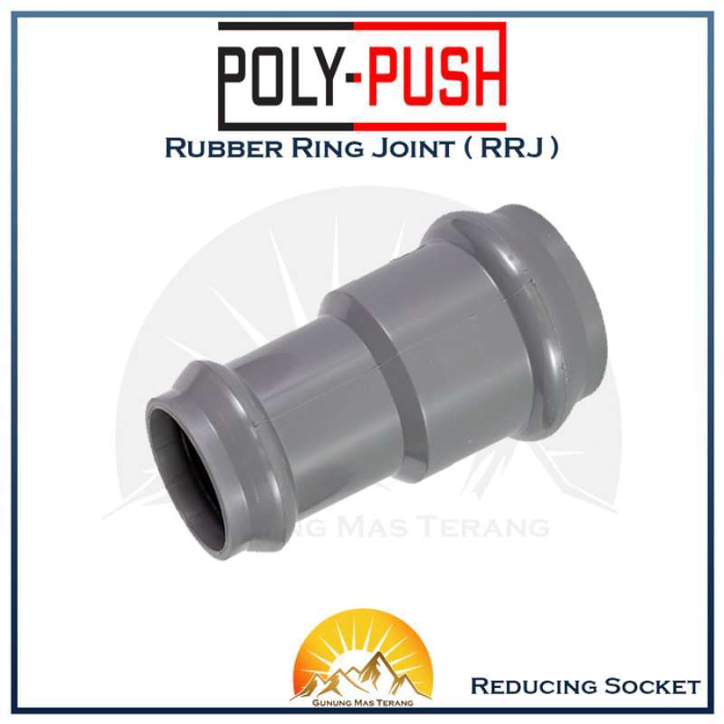 Promo Poly Push Reducing Socket RRJ Karet 90x63 mm 3x2 Khusus Pipa PVC ...