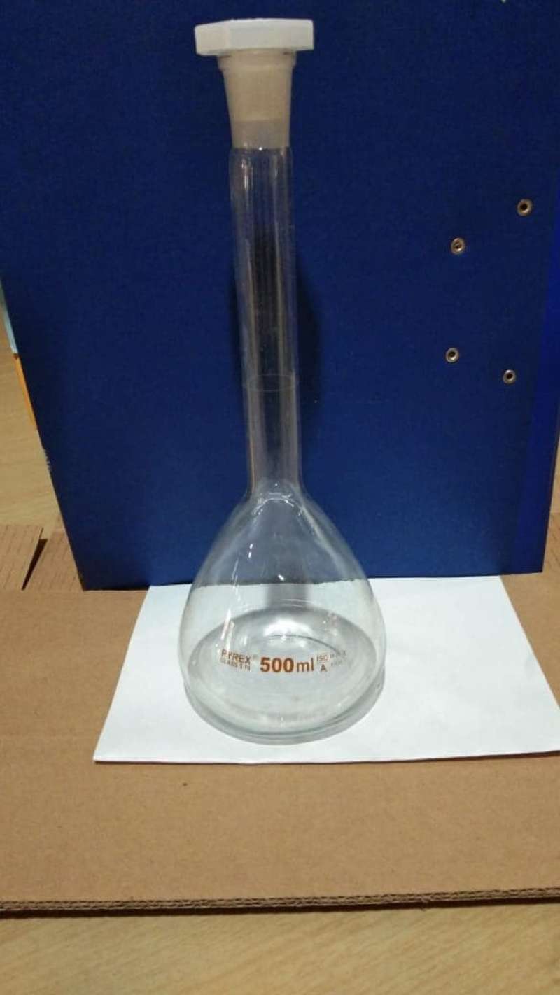 Jual Labu Ukur / Volumetric Flask 500 Ml - Rrc Di Seller Bergas Selalu ...