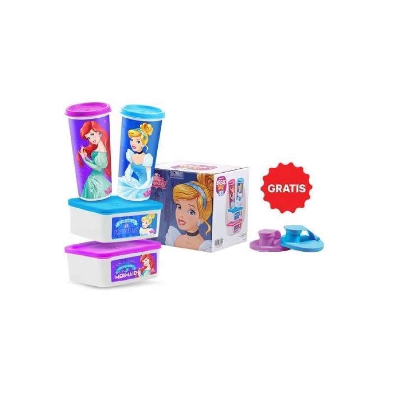 Jual Tupperware Princess Break Time Set Kotak Makan Anak di Seller ...