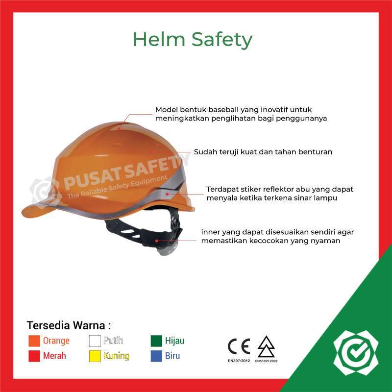 Jual Helm Safety Delta Plus Diamon Helem Kerja Proyek - Putih Di Seller ...