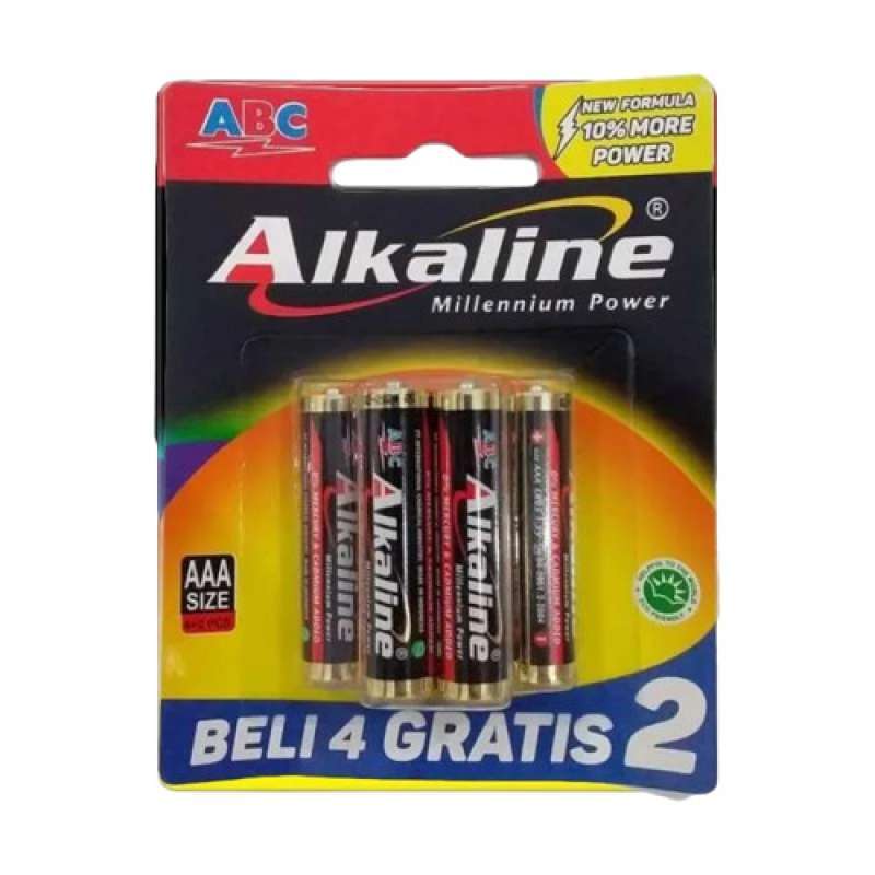 Jual baterai aaa abc alkaline 6 pcs batu batre a3 battery di Seller ...