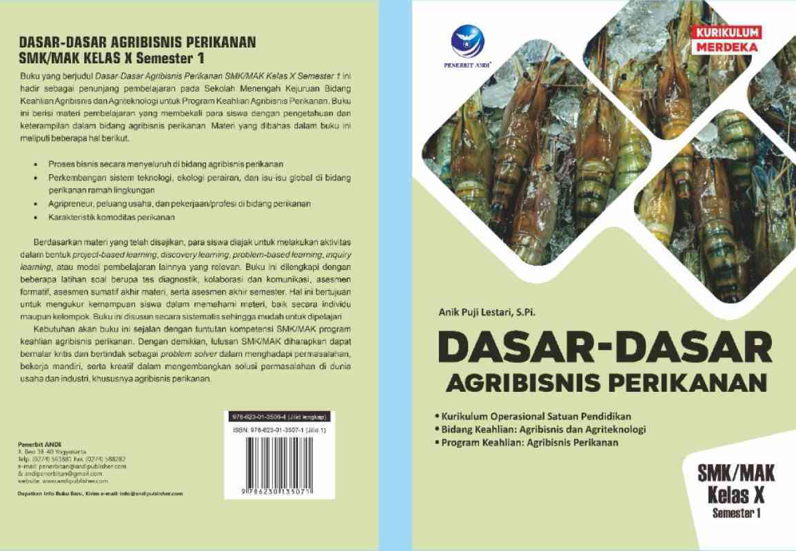 Promo Dasar-Dasar Agribisnis Perikanan SMK/MAK Kelas X Semester 1 Kurikulum Merdeka Diskon 30% ...