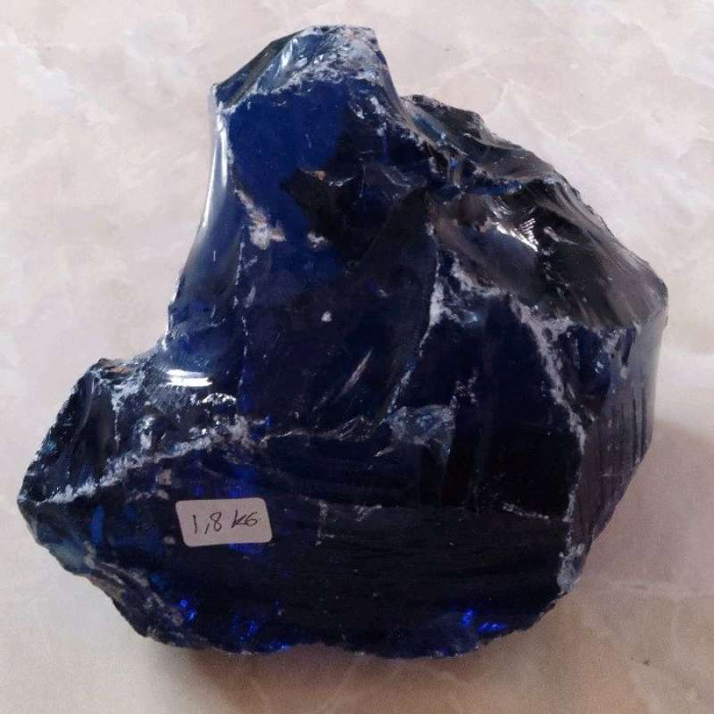 Jual Batu Obsidian Bahan Biru Tua 2 Di Seller Cv Satya Nugraha ...