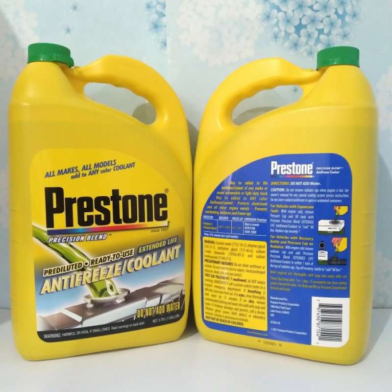 Promo Prestone air radiator coolant antifreze 3.78 liter hijau Diskon ...