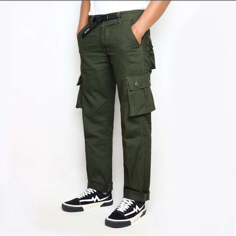 Jual Cargo Pants Pria / Celana Cargo Panjang Pria Standard Hijau Army - ARMY 40 di Seller E299 ...