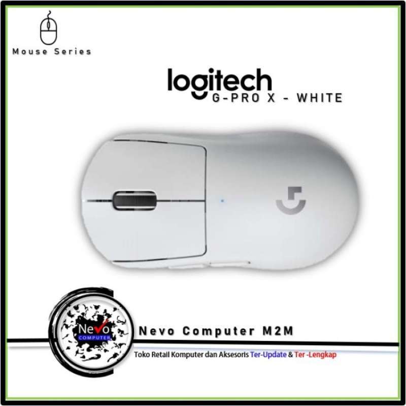 Promo LOGITECH Pro X Superlight Wireless Mouse Gaming - White Diskon 23 ...
