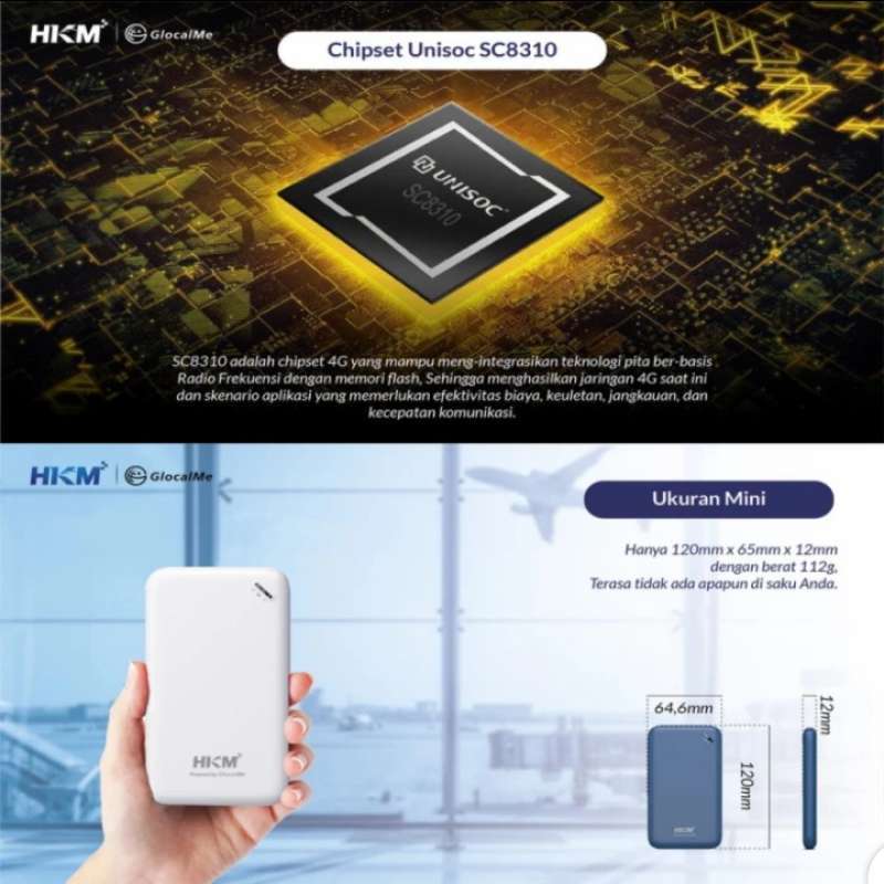 Jual Hkm G009 Modem Wifi Worldwide Portable Wifi (aktif Lebih 140 Negara) - Garansi Resmi ...