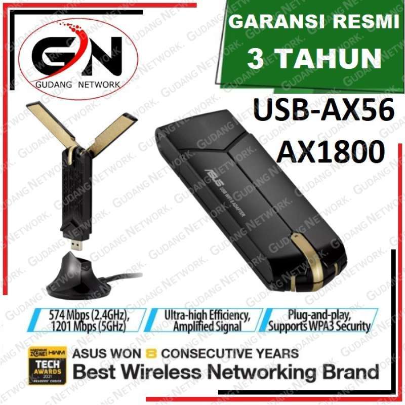 Jual Asus Usb-ax56 Dual Band Ax1800 Usb Wifi 6 Ax Usb Wifi Adapter Di ...