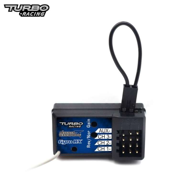 Promo Turbo Racing RX49 2.4GHz 4-Channel Gyro RX Waterproof Receiver ...