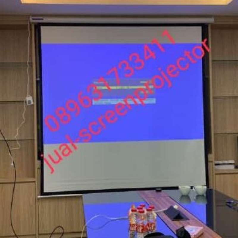 Promo Screen Proyektor Motorized 70 / Layar Projector 70Inc Elektrik ...