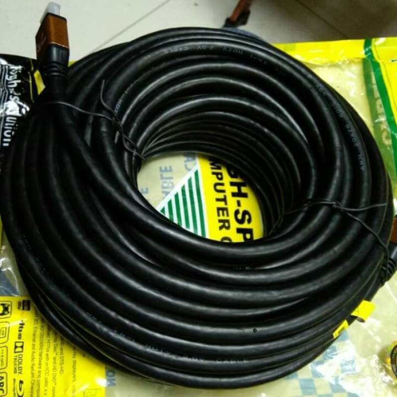 Promo Kabel Hdmi 50 Meter Rvtech Buggati Ver 2.0 2K 4K Cable Bulat ...