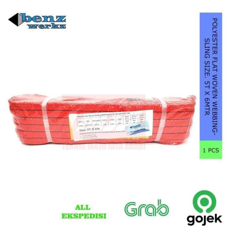 Promo Benz Webbing Sling 5Ton X 6Mtr / 5T X 6M Diskon 23% di Seller ...
