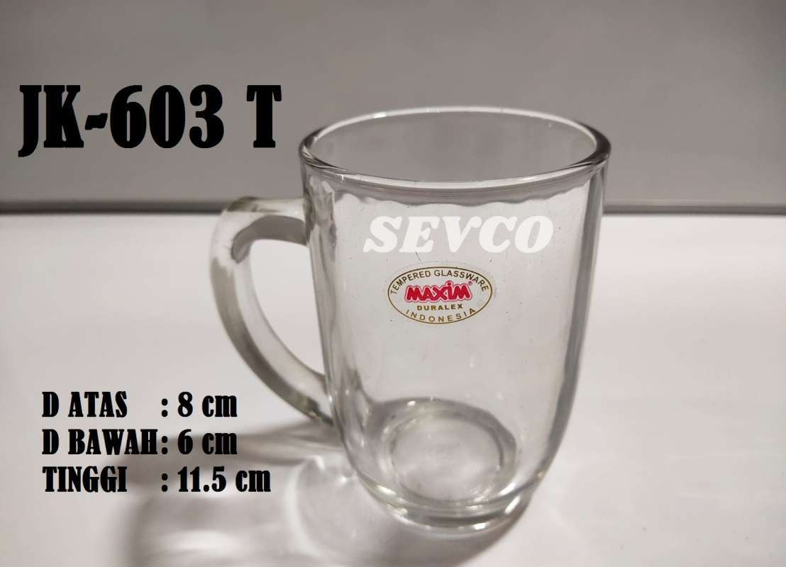 Jual Gelas Minum Maxim Jk-603t (400ml)| Gelas Beling | Gelas Teh Kopi ...