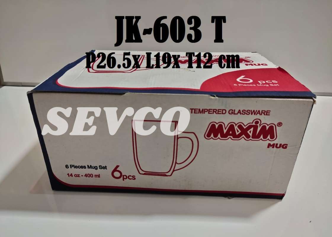 Jual Gelas Minum Maxim Jk-603t (400ml)| Gelas Beling | Gelas Teh Kopi ...