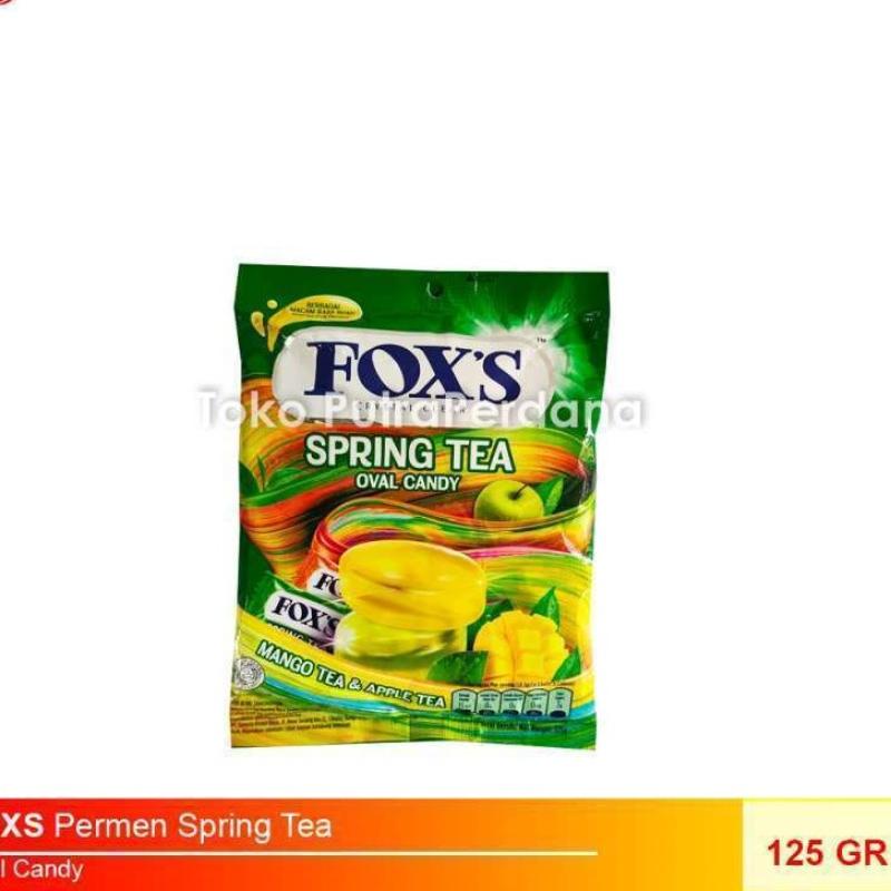 Jual WHS PERMEN FOXS Spring Tea Oval Candy [125 g] di Seller All in one ...