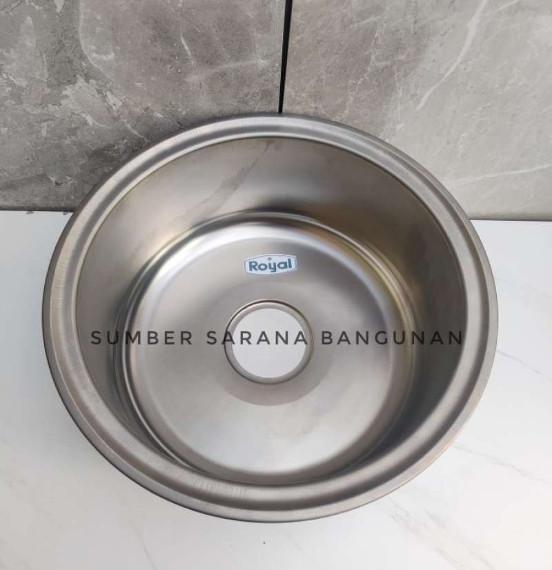 Promo Kitchen Sink Stainless Bulat / Bak Cuci Piring BCP Royal SB 11 ...