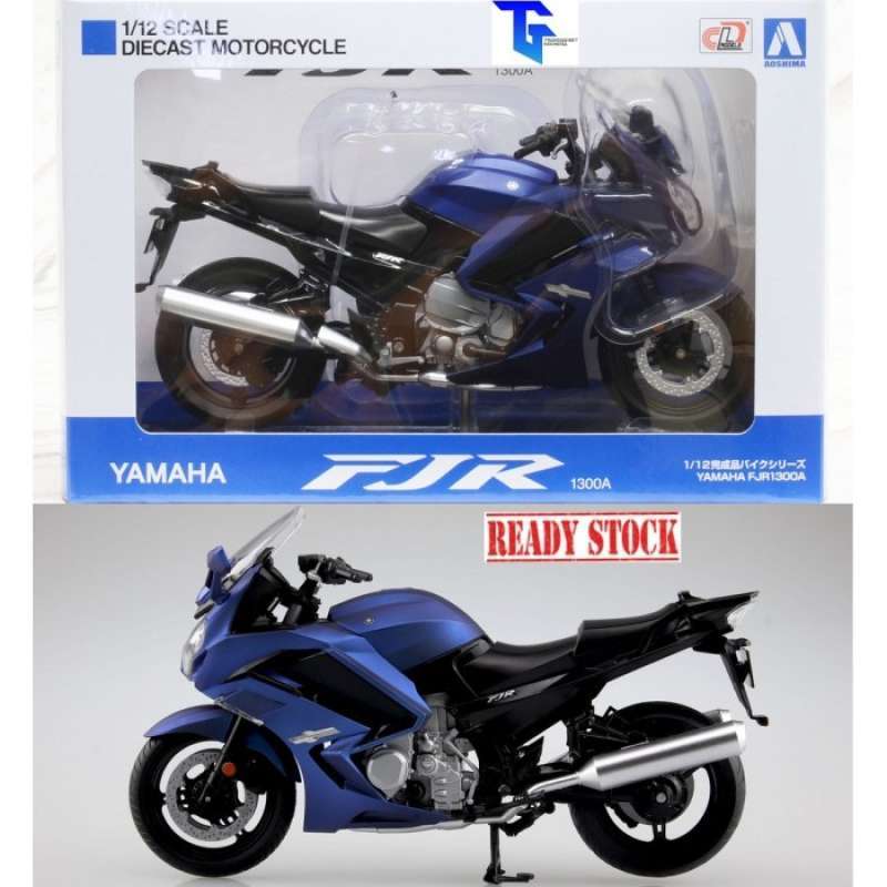 Promo AOSHIMA Yamaha FJR 1300A Dark Purplish Blue 1/12 Diecast ...