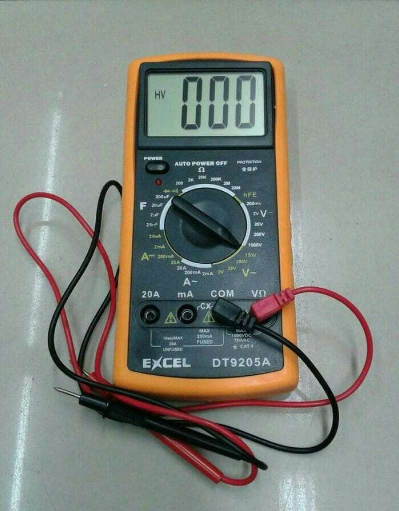 Jual MultiMeter/MultiTester Digital - EXCEL DT9205A di Seller Himaga ...
