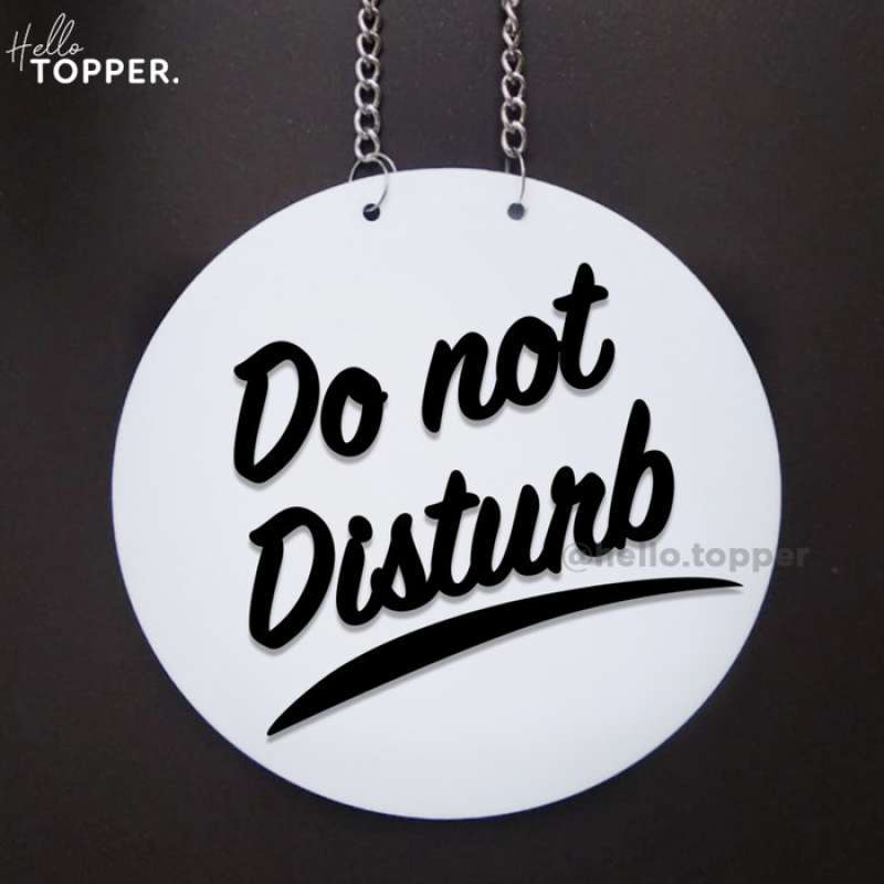 Promo Sign Do Not Disturb | Acrylic Timbul Sign Board Diskon 20% di ...