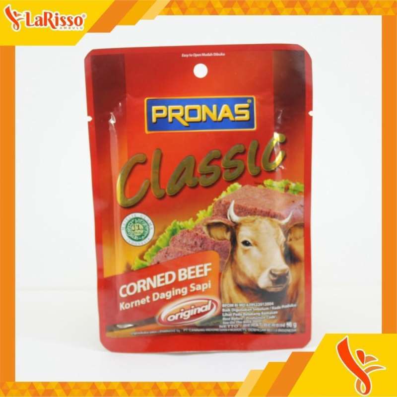 Jual Pronas Classic Kornet Daging Sapi Iris Sachet 50gr Original Di ...
