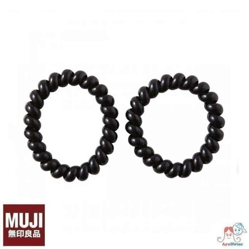 Promo MUJI Cord / Spring Rubber Band - Ikat / Karet Rambut Diskon 23% ...