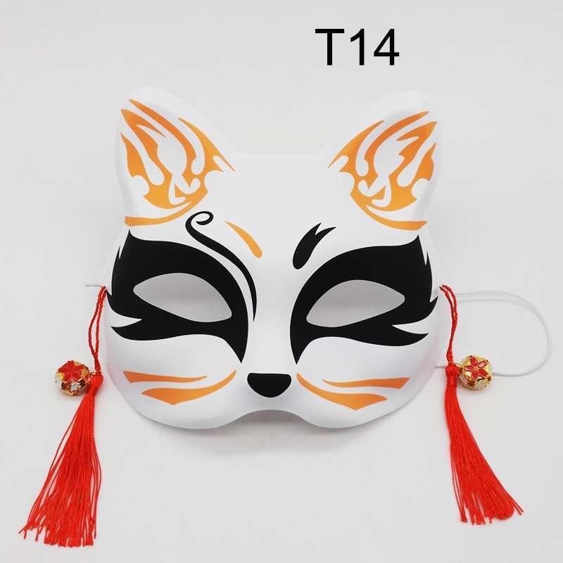 Jual Topeng Anime Cosplay Kitsune Anbu Rubah Bunkasai Jepang Festival ...