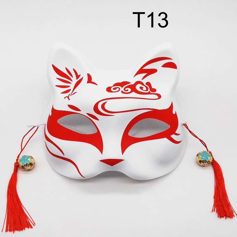 Jual Topeng Anime Cosplay Kitsune Anbu Rubah Bunkasai Jepang Festival ...