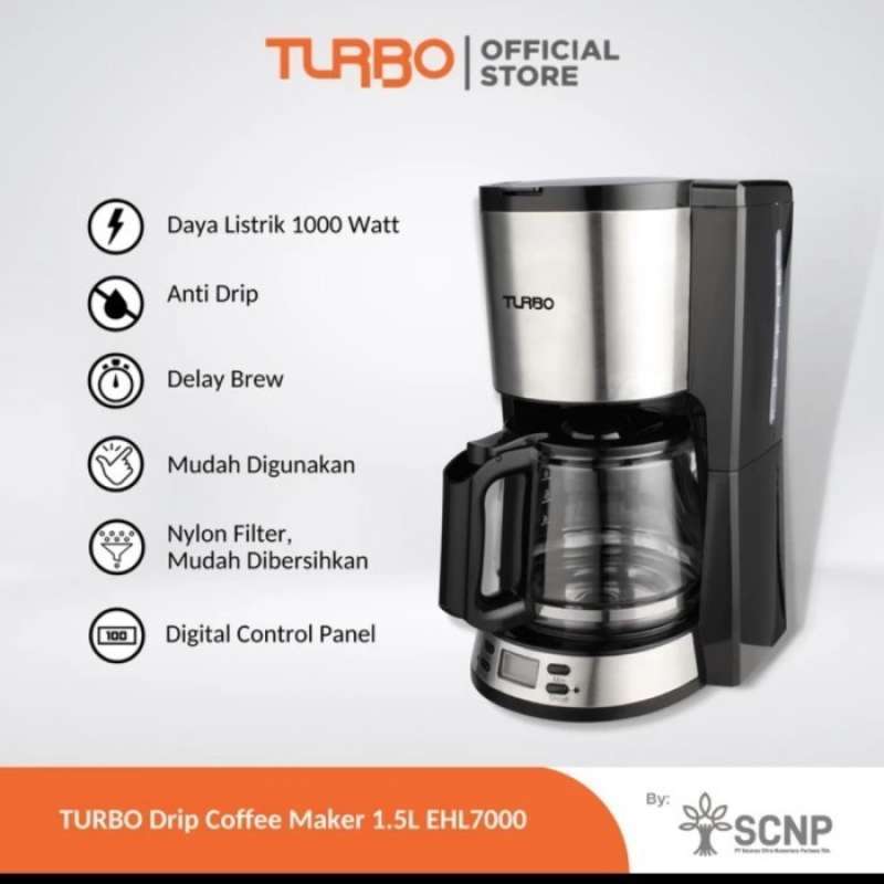 Promo Coffee Maker Turbo Ehl 7000 Mesin Pembuat Kopi Ehl7000 1000watt ...