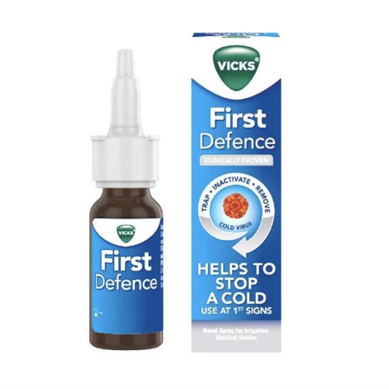 Promo Vicks first defence nasal spray 15ml, helps to stop cold Diskon ...