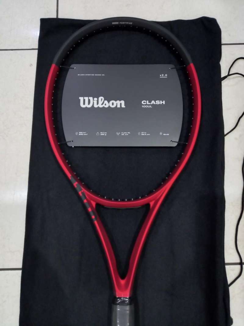 Jual Raket Tenis Wilson Clash 100ul V 2.0 Di Seller Warung Olahraga ...