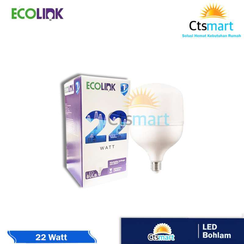 Jual Ecolink Led Bulb 22 Watt 6500k Putih / Cool Daylight Di Seller ...
