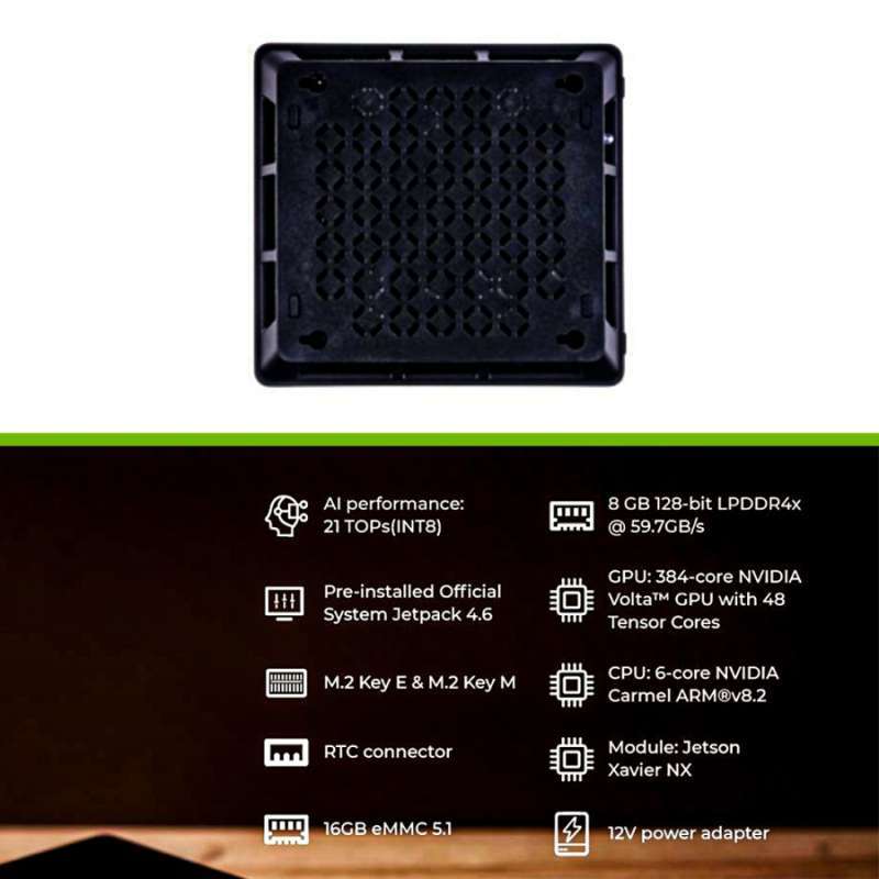 Jual reComputer J202 NVIDIA Jetson Xavier NX - Edge AI By SeeedStudio ...