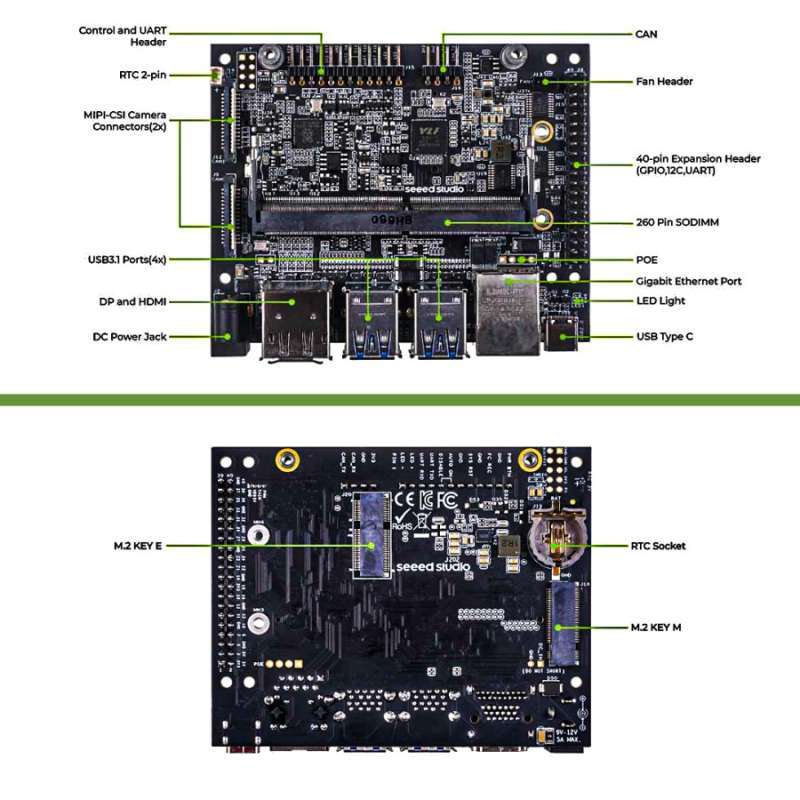 Jual reComputer J202 NVIDIA Jetson Xavier NX - Edge AI By SeeedStudio ...