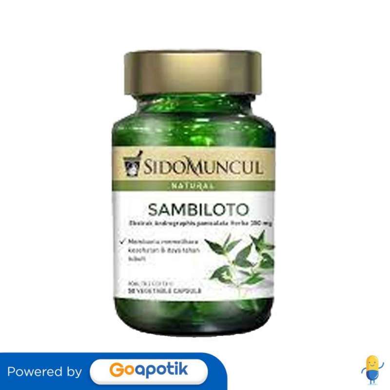 Jual Sidomuncul Natural Sambiloto Botol 50 Kapsul Di Seller Apotek Azka ...