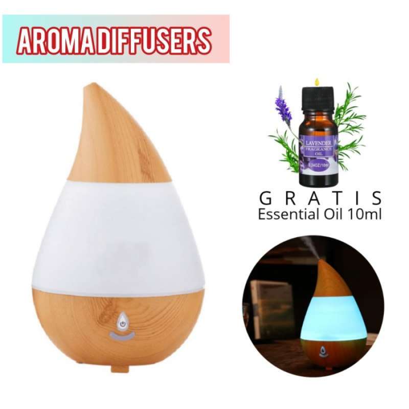 Promo Humidifier Diffuser Pengharum Pelembab Ruangan Aroma Terapi Kayu ...