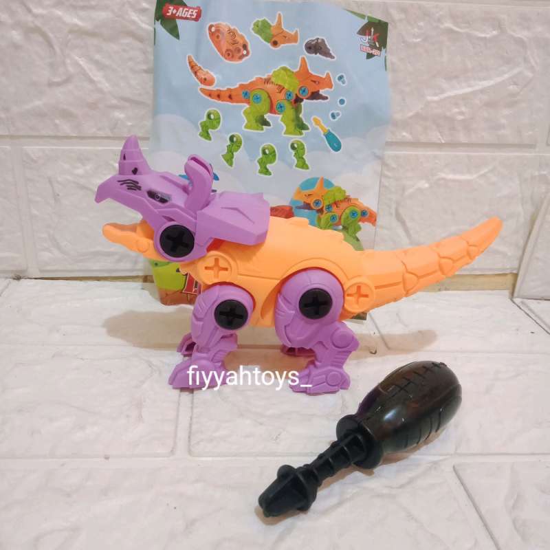 Jual Mainan Dinosaurus Diy Rakit - Mainan Dinosaurus Puzzle Di Seller ...