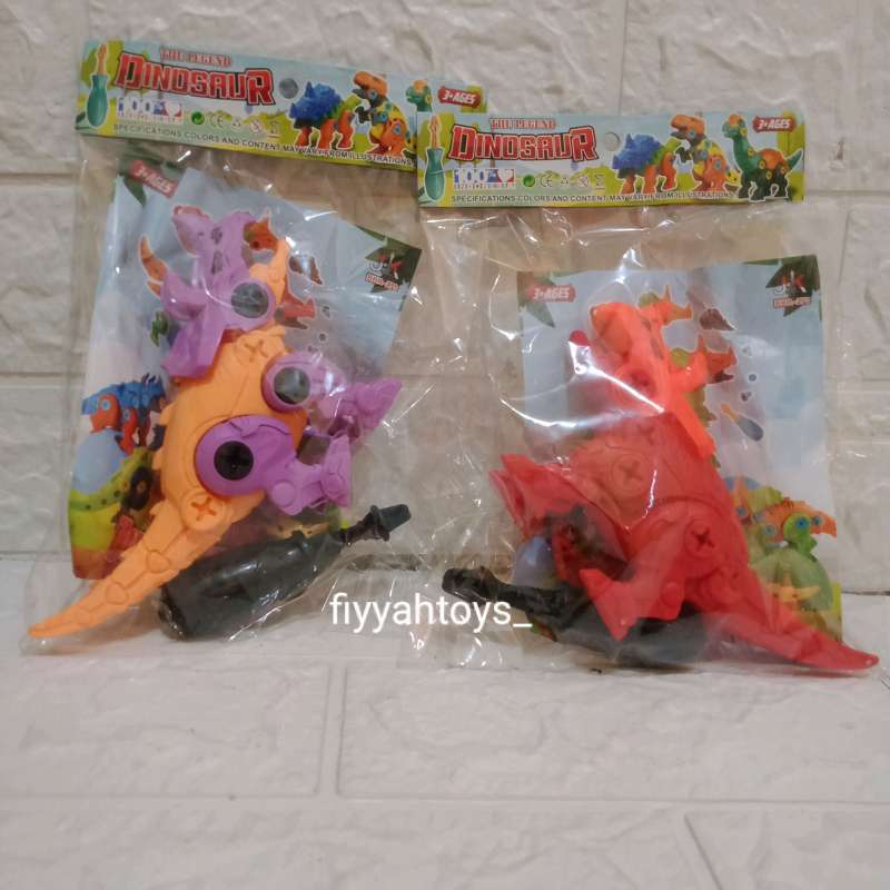 Jual Mainan Dinosaurus Diy Rakit - Mainan Dinosaurus Puzzle Di Seller ...