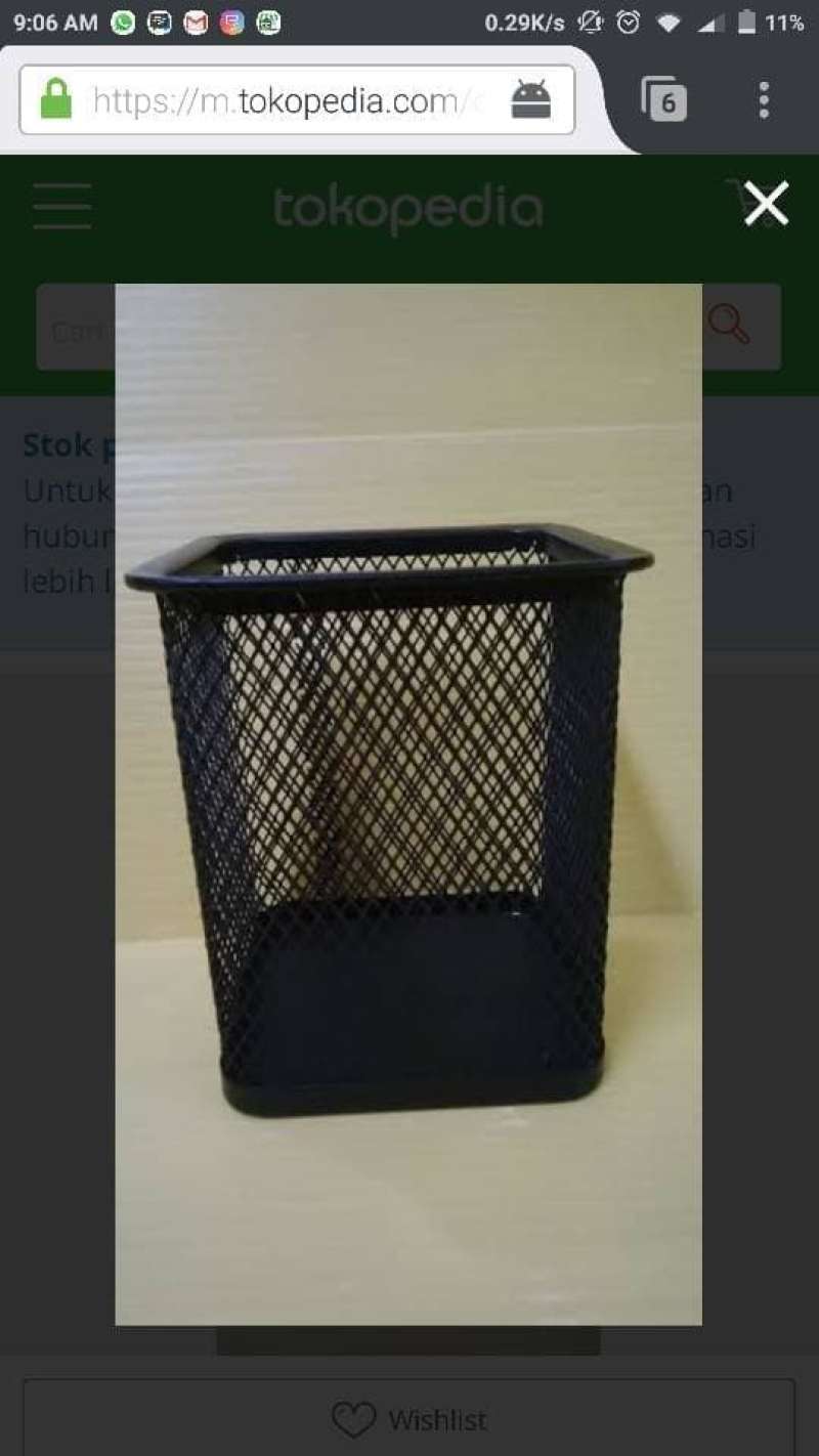 Jual Pen Stand Tempat Pulpen Besi Bulat Ballpoint Holder Stainless Di ...