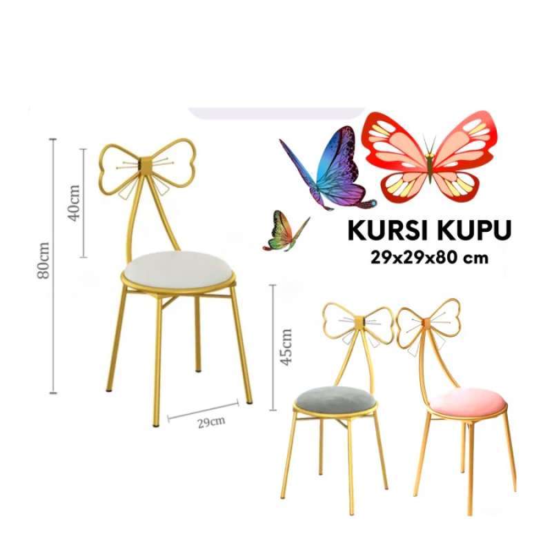 Jual Kursi Meja Rias Kursi Cafe Kursi Belajar Bangku Stool Kursi Tamu ...