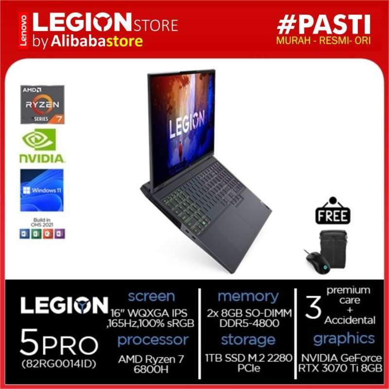 Jual Lenovo Legion 5 Pro 16 Arh7 H Original Murah - Harga Diskon Juni ...