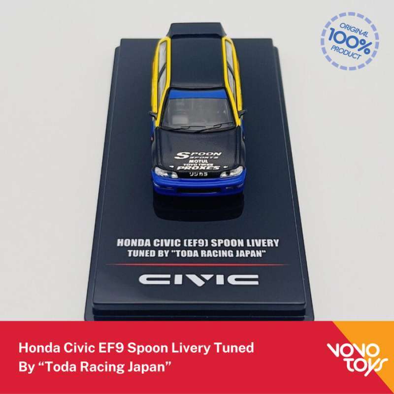 Jual Inno 1/64 Honda Civic Ef9 Spoon Livery Tuned Toda Racing Japan ...