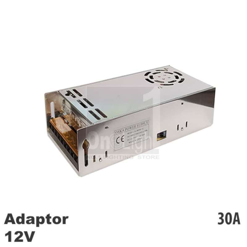 Promo Power Supply Adaptor Switching Led 12v 30a 12 V Volt 12 Volt 30 Ampere Diskon 33% Di ...