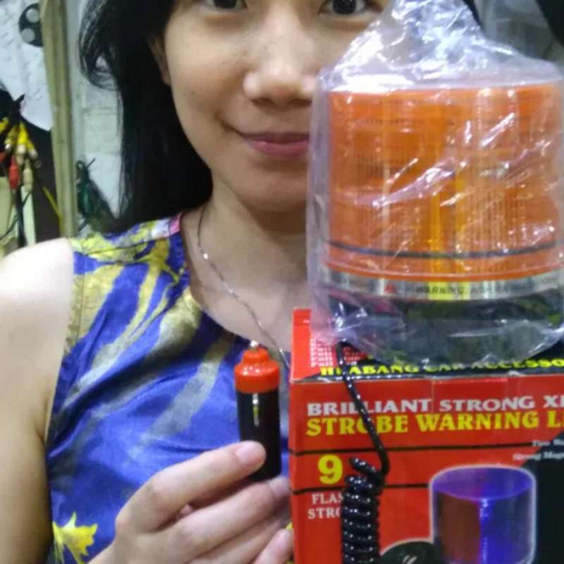 Promo Lampu Strobo Led Rotator Warning Light 24volt Dc Kuning Magnet ...