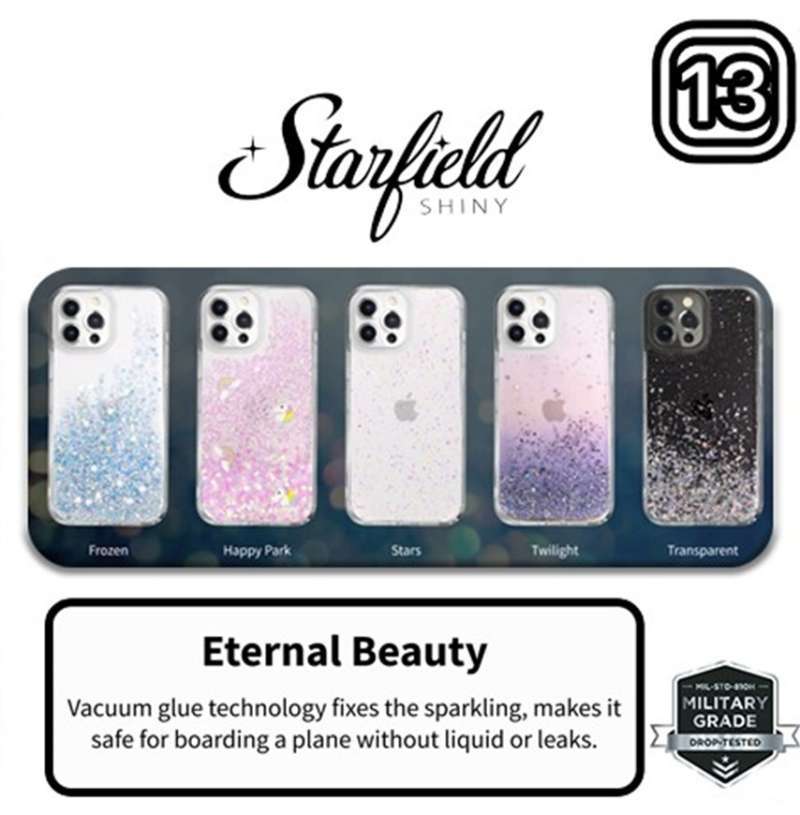 Promo Case iPhone 13 PRO MAX MINI Switcheasy STARFIELD Glitter Foil - 13 Mini Transparan Diskon ...